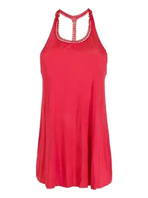 AMIR SLAMA Racerback Top - Red