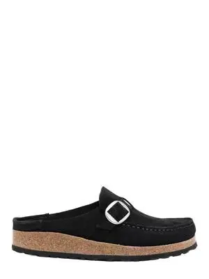 BIRKENSTOCK Closed-toe Suede Mules - Black