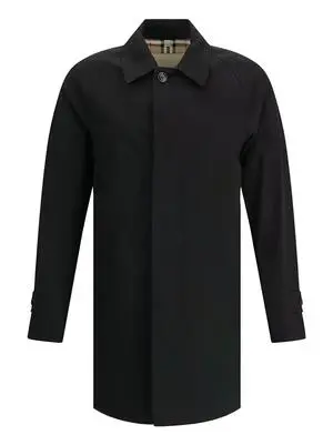 Burberry The Camden Heritage Short Coat - Black