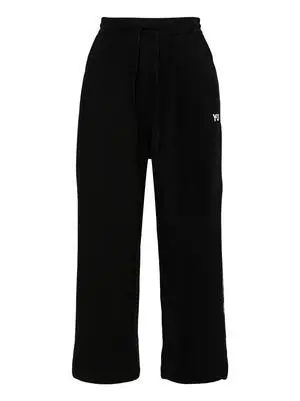 Y3 Logo-print Track Pants - Black