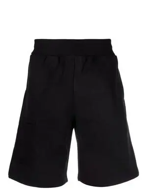 A-COLD-WALL* Logo-embroidered Cotton Shorts - Black