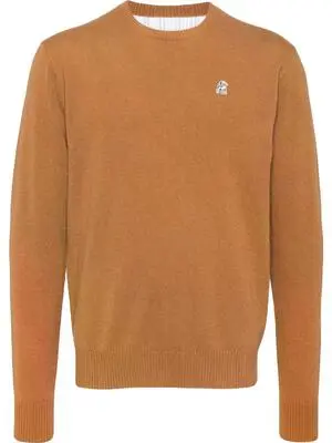 Undercover Sheep Patch Jumper - Brown
