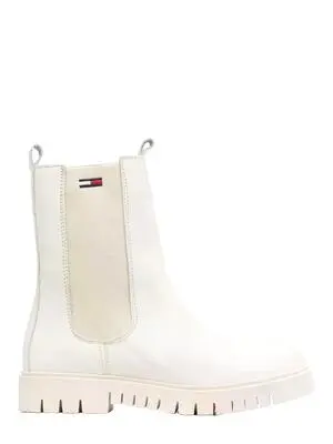 Tommy Hilfiger Leather Chelsea Boots - Neutrals