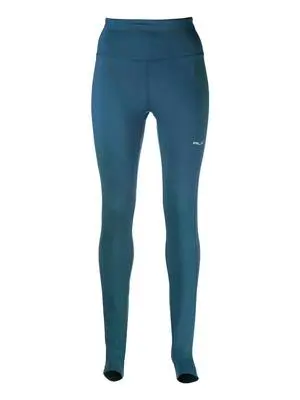 Rlx Ralph Lauren High-waisted Performance Leggings - Blue