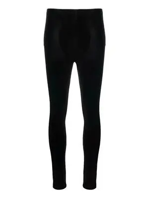 Alchemy Fashions Velvet Skinny Trousers - Black