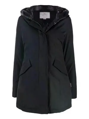 Woolrich Hooded Padded Coat - Blue