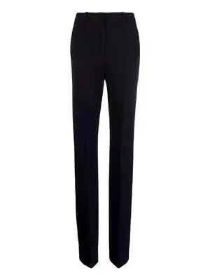 Mach & Mach Pressed-crease Tailored Trousers - Black