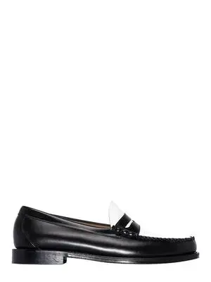 G.H.BASS Weejuns Larson Penny Strap Loafers - Black