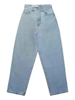 Y/project Multi Waistband Wide Leg Jeans - Blue