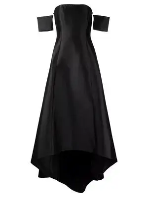 Sachin & Babi Agyness Hi-lo Strapless Gown - Black