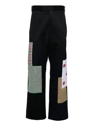 Thom Browne Patchwork Chino Trousers - Blue