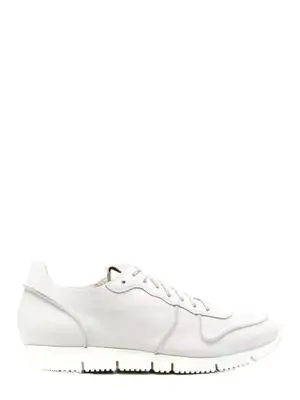 BUTTERO® Low-top Leather Sneakers - White
