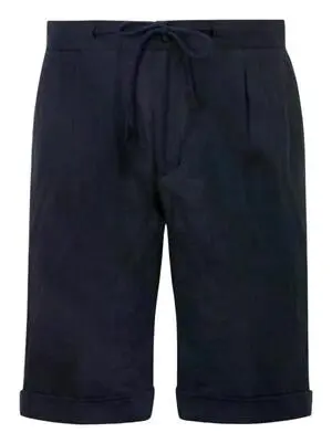 GRAN SASSO Gran Sasso Linen Shorts Blue