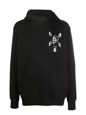 Philipp Plein Skull Graphic-print Hoodie - Black