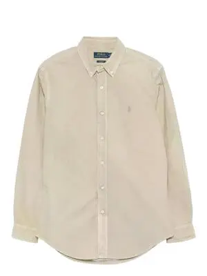 Polo Ralph Lauren Embroidered-logo Shirt - Neutrals