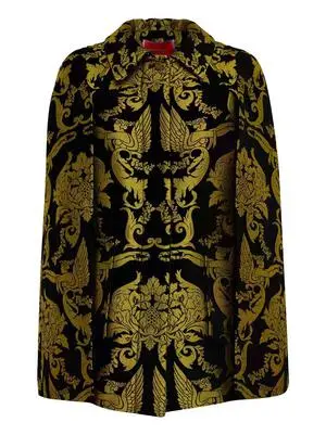 La DoubleJ Milano Mini Cape Coat - Black