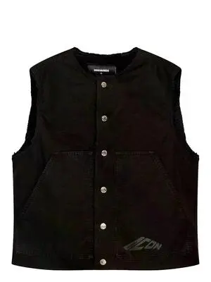 Dsquared2 Padded Denim Jacket - Black