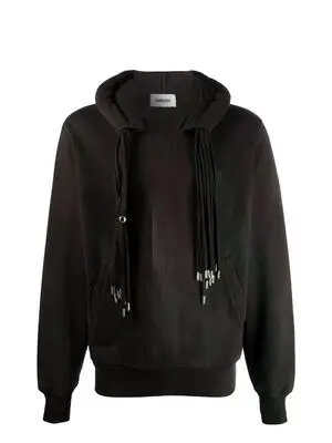 AMBUSH AMBUSH Drawstring Cotton Hoodie Brown