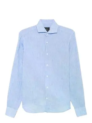 ORIAN Linen Shirt - Blue
