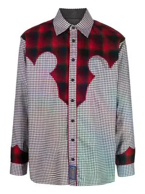 MAISON MARGIELA X Pendleton Yoke Gingham Shirt - Brown
