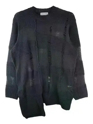 Yohji Yamamoto Distressed Sweater - Black