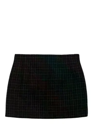 Wardrobe.NYC Contour Mini Skirt - Black
