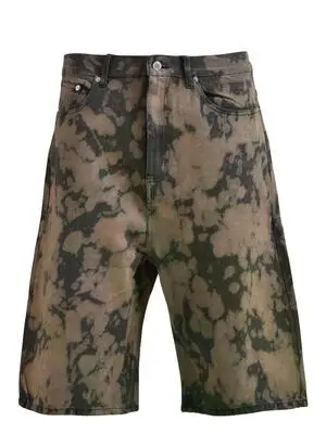BREATH Tie-dye Cotton Shorts - Brown
