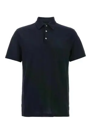 ZANONE Ice Cotton Polo Shirt - Blue