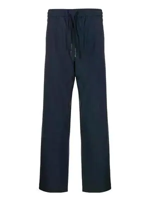 OFF DUTY Embroidered-logo Drawstring-waist Track Trousers - Blue