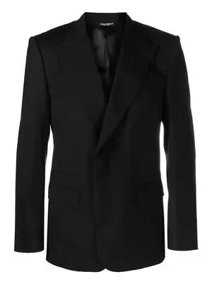 Dolce & Gabbana Sicilia-fit Double-breasted Blazer - Black