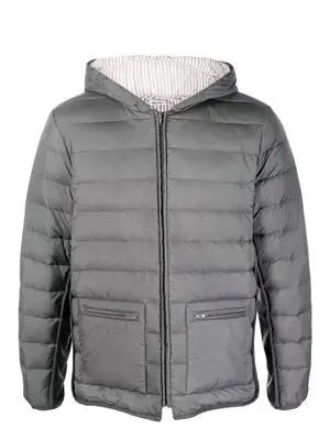 Thom Browne Zip-front Padded Jacket - Grey
