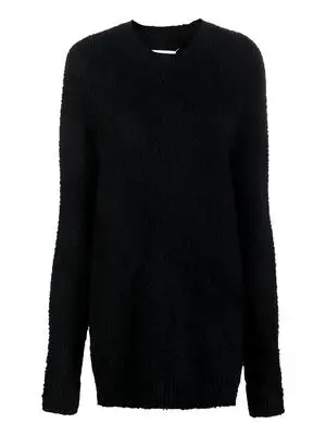 MAISON MARGIELA Four-stitch Brushed Jumper - Black