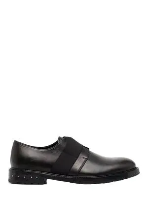 NICOLAS ANDREAS TARALIS 30mm Leather Derby Slip-ons - Black