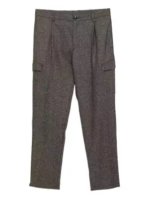 Tagliatore Tapered Pants - Brown