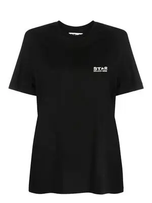 GOLDEN GOOSE Star-print T-shirt - Black