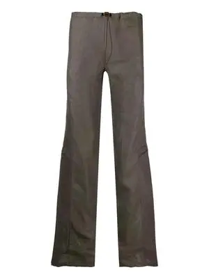 ROBYN LYNCH Linen Cargo Trousers - Brown