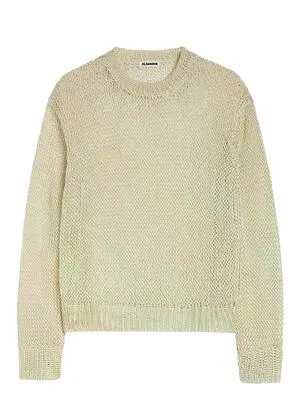 JIL SANDER Open Knit Sweater - Neutrals