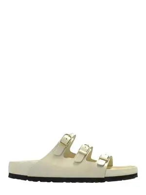 BIRKENSTOCK Florida Triple-buckle Slide Sandals - Neutrals