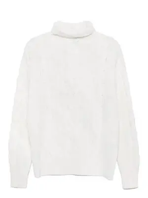 Lorena Antoniazzi Cable-knit Turtleneck Sweater - Neutrals
