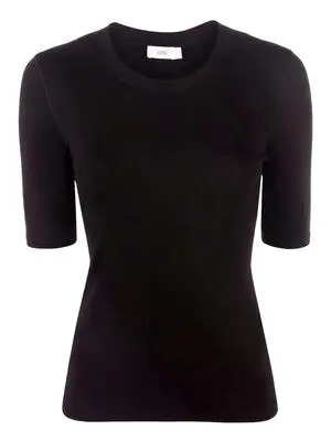 Closed Short-Sleeve Slim T-Shirt Black