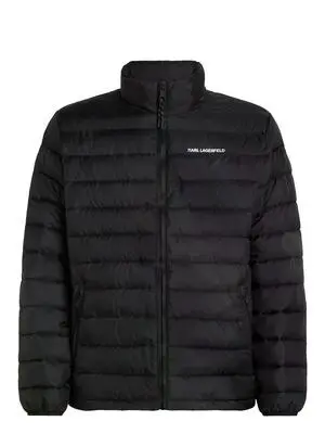 Karl Lagerfeld Lightweight Quilted Jacket - Black