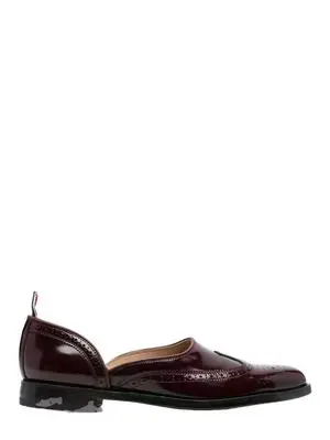 Thom Browne Slip-on Rwb Brogues - Red