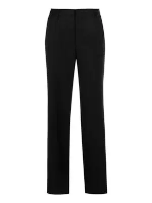 ANINE BING Straight-leg Trousers - Black