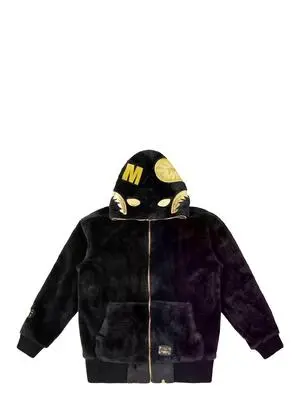 A BATHING APE Shark Hoodie Jacket - Black