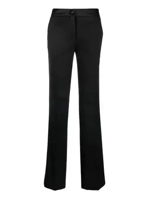 MAISON MARGIELA Four-stitch Tailored Tuxedo Trousers - Black