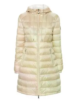 Moncler Amintore Long Quilted Coat - Neutrals