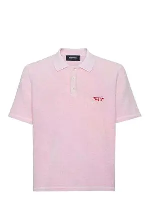Dsquared2 Logo-appliqué Polo Shirt - Pink