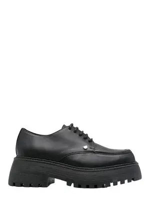 CHIARA FERRAGNI Chunky Lace-up Loafers - Black
