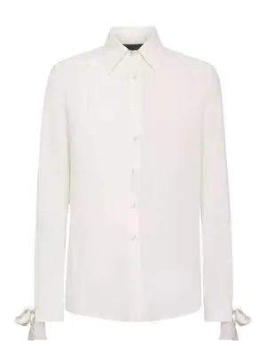 Philipp Plein Bow-Detail Shirt White