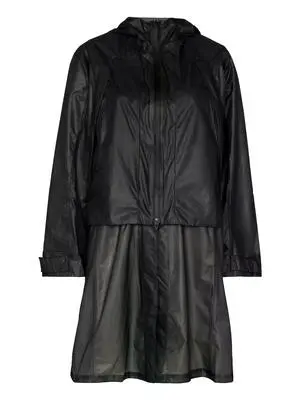 Y3 Hooded Midi Raincoat - Black